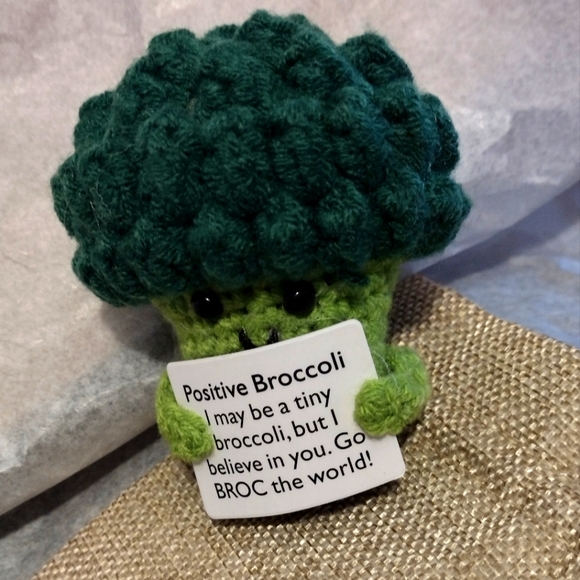 Accents | Nib Positive Broccoli Go Broc The World Positive Encrgmnt ...